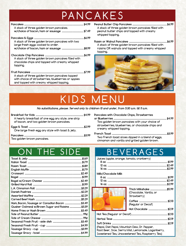 Village House breakfast menu - Community News, Events, & Information ...