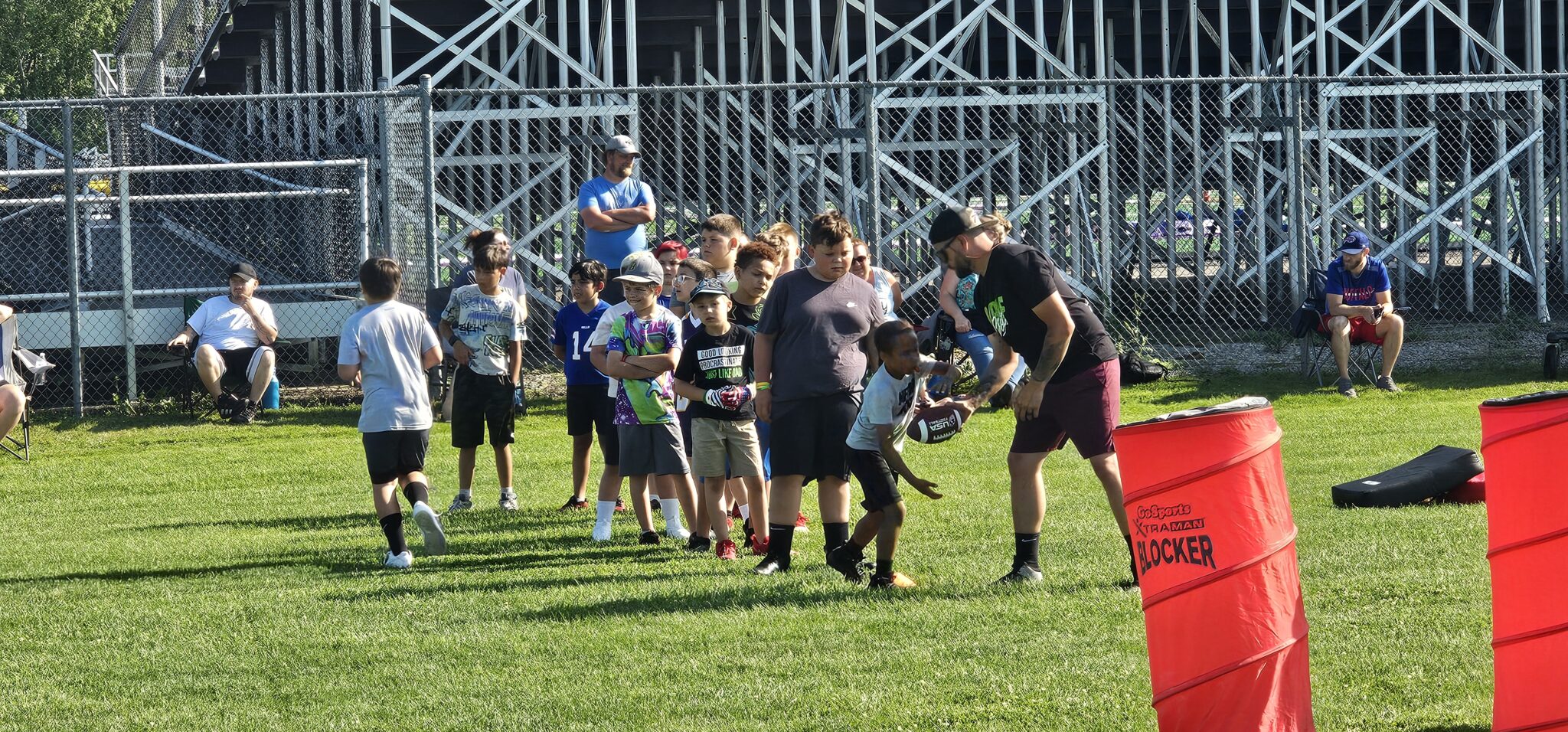 Over 300 attend football camp at Albion | Orleans Hub