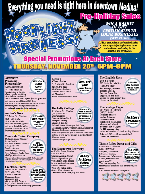 Medina Moonlight Madness - Community News, Events, & Information | Orleans Hub