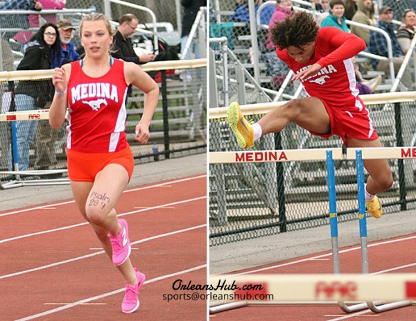 Medina and Roy-Hart split in N-O track meet | Orleans Hub
