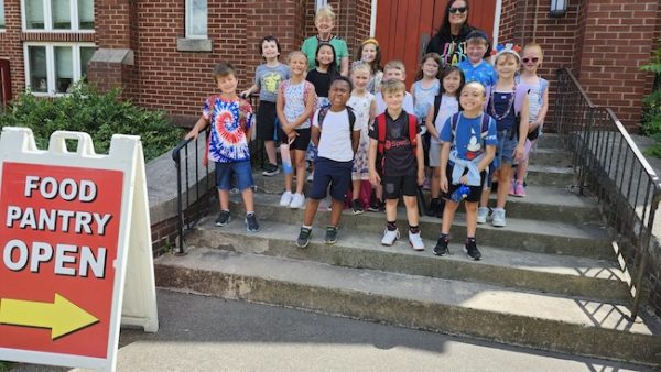 Medina first-graders donate to food pantry at St. Peter’s | Orleans Hub